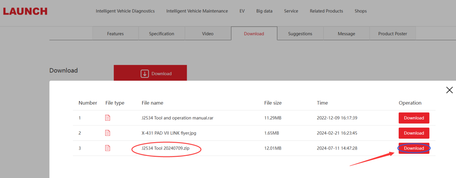 LAUNCH X431 SmartLink J2534 Operation Guide