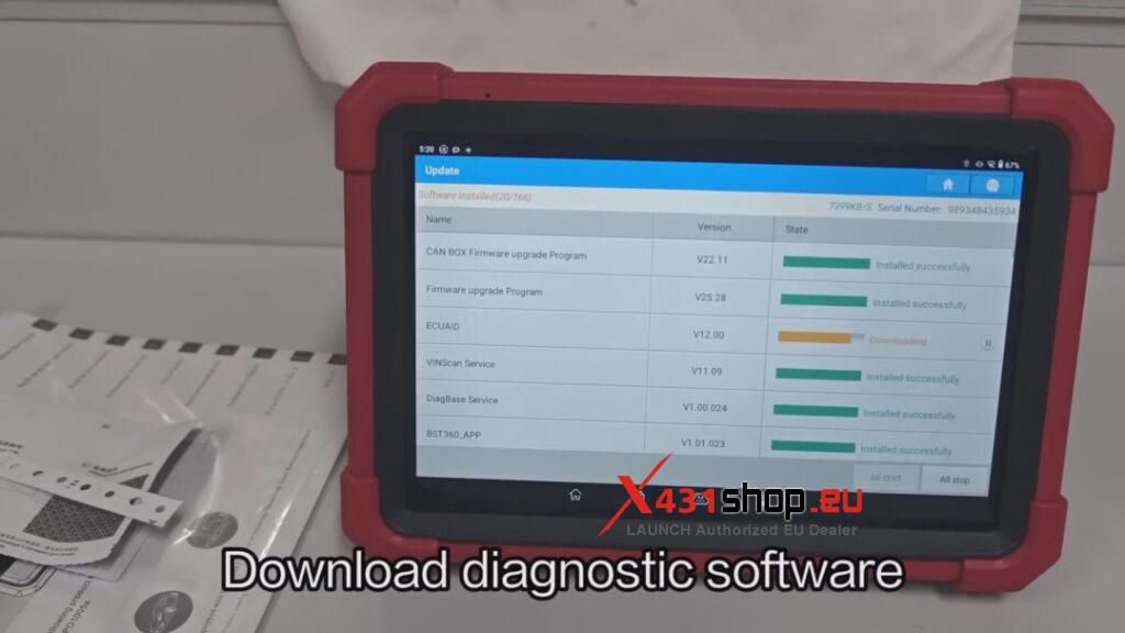 LAUNCH X431: How to Activate SmartLink and download software